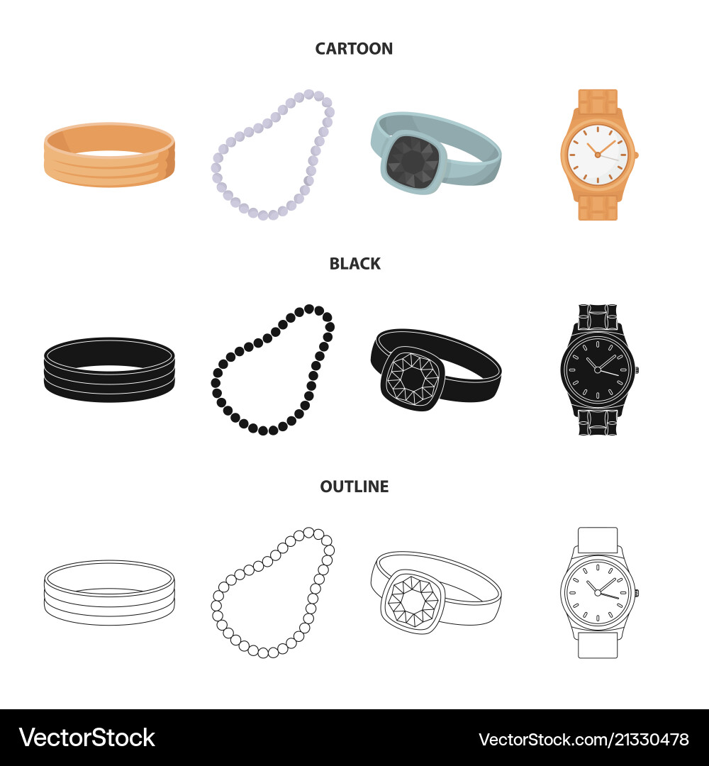 Engagement ring beads from pearls men Royalty Free Vector