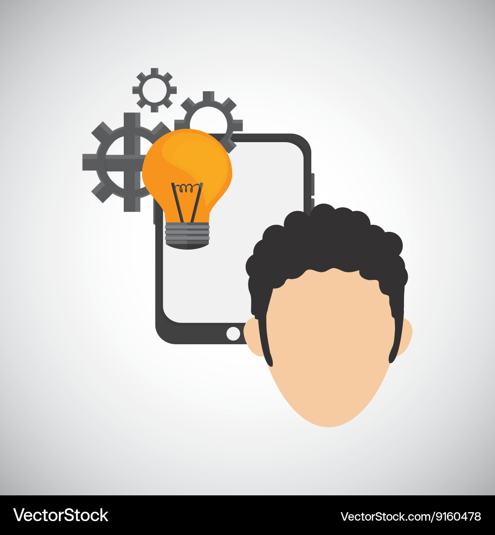 Idea design business concept colorful Royalty Free Vector