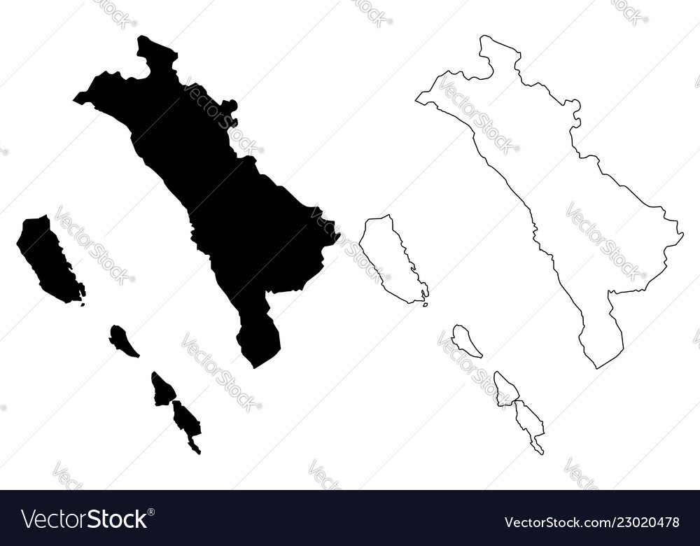 West sumatra map Royalty Free Vector Image - VectorStock West sumatra map Royalty Free Vector Image - VectorStock