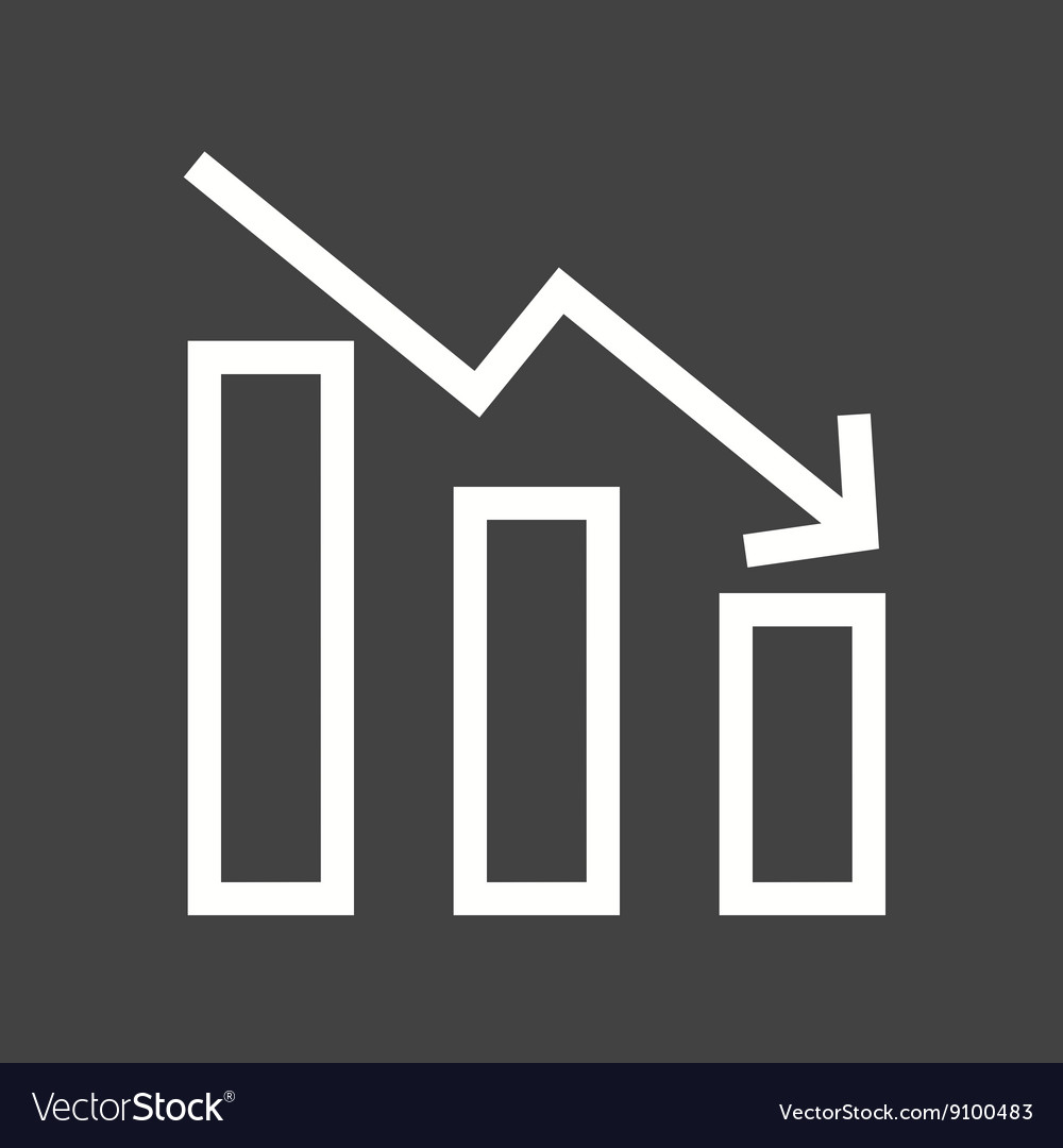 Downfall Royalty Free Vector Image - VectorStock