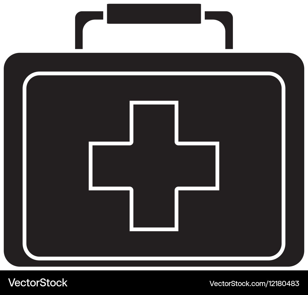 Medical kit isolated icon Royalty Free Vector Image