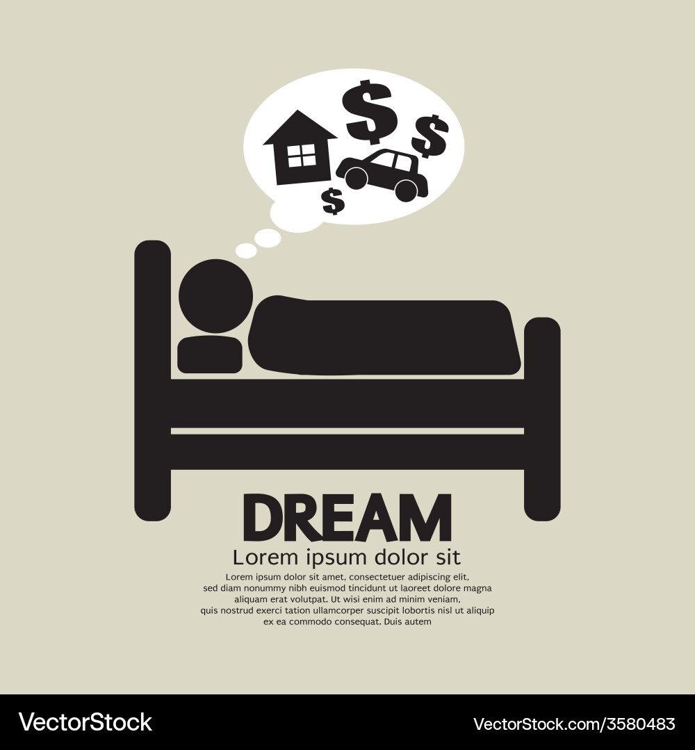 Sleep Person Symbol Royalty Free Vector Image - VectorStock