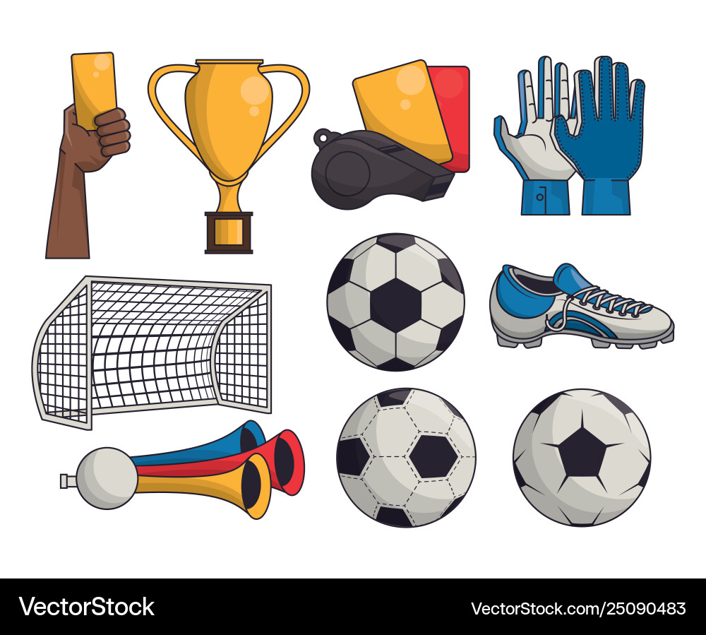 Soccer sport game Royalty Free Vector Image - VectorStock