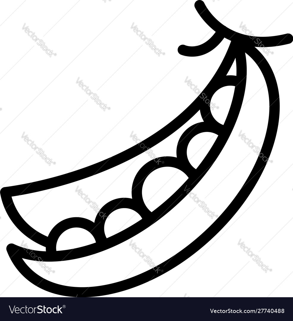 Peas icon outline style Royalty Free Vector Image Peas icon outline style Royalty Free Vector Image