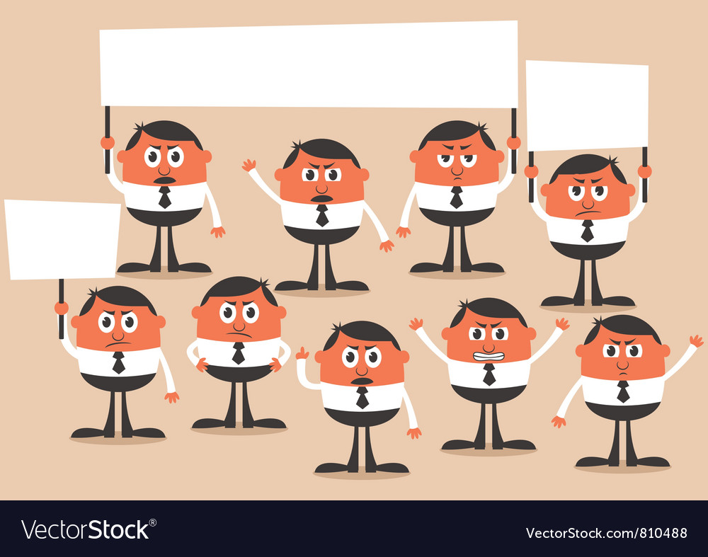 PROTEST Royalty Free Vector Image - VectorStock