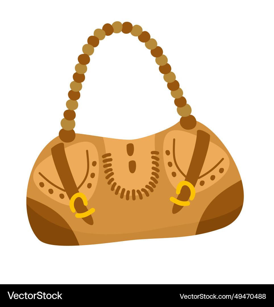 Women small elegant handbag isolated Royalty Free Vector