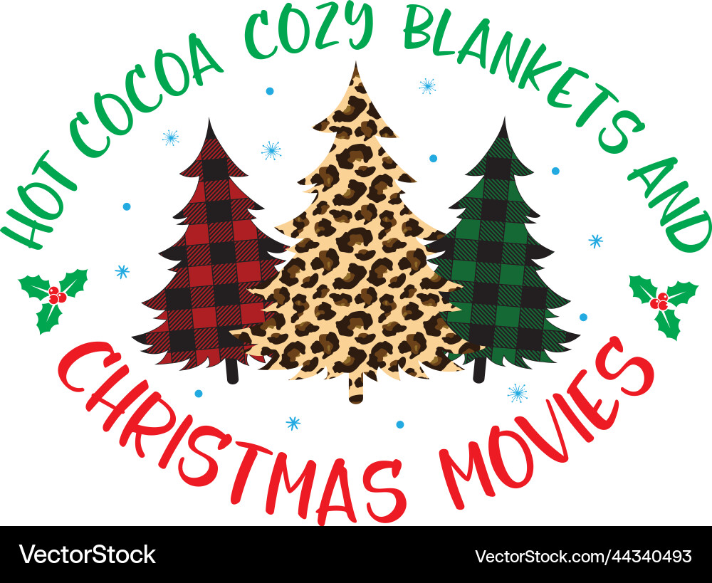 Christmas movies Royalty Free Vector Image - VectorStock