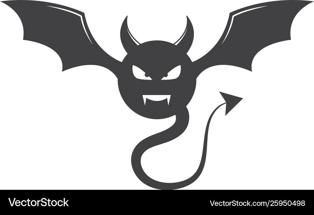 Devil logo Royalty Free Vector Image - VectorStock