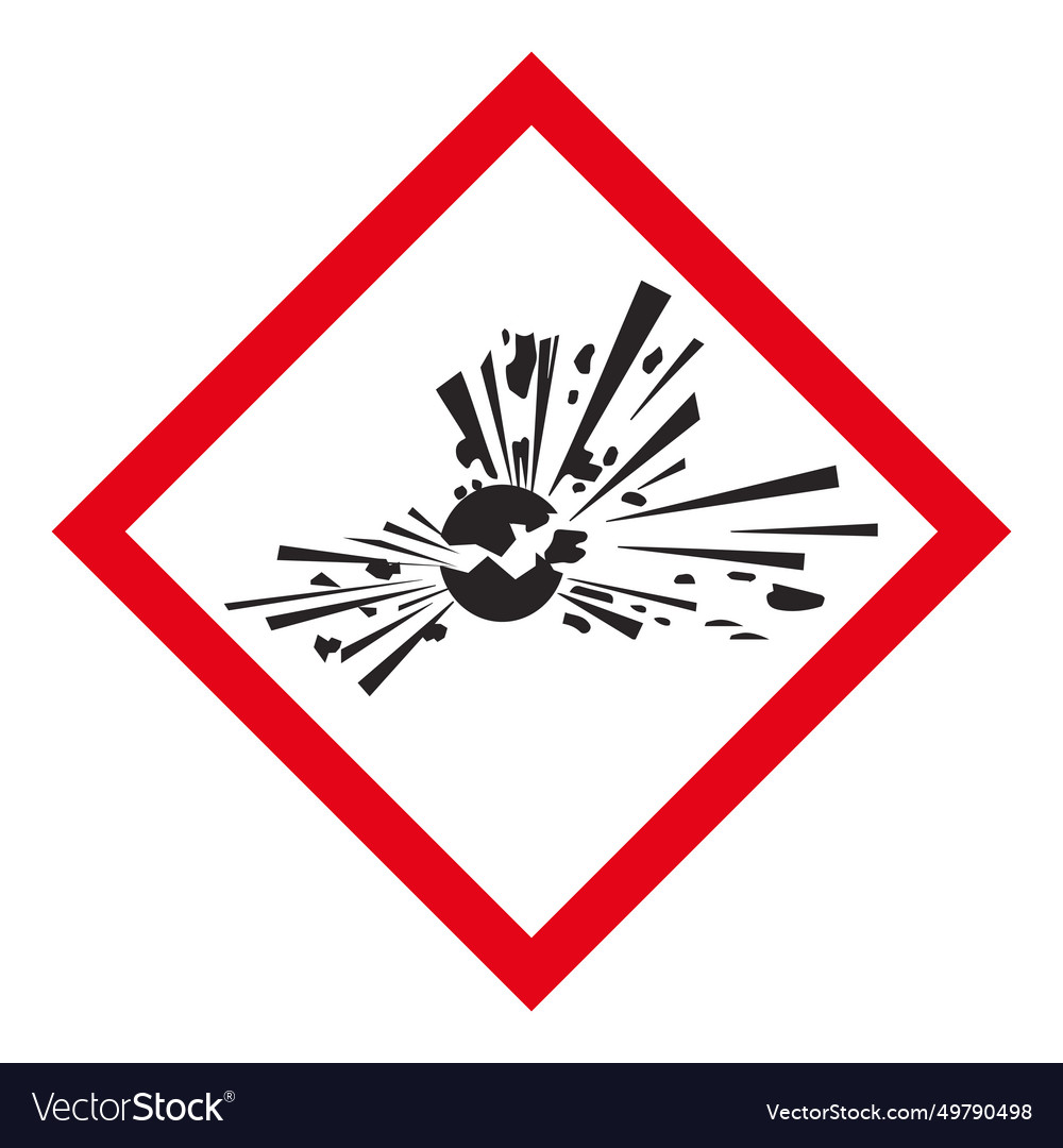 Explosion exploding bomb Royalty Free Vector Image