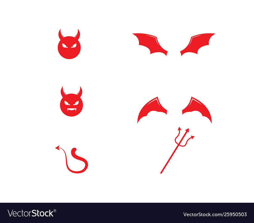 Devil logo Royalty Free Vector Image - VectorStock
