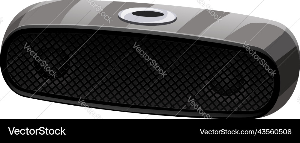 Audio stereo system icon cartoon music Royalty Free Vector