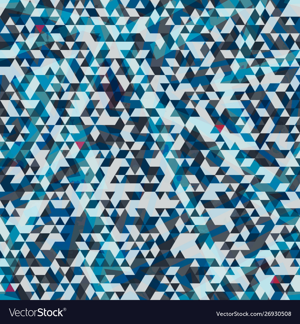 Blue triangle texture Royalty Free Vector Image