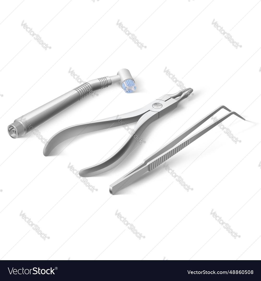 Dentist tools Royalty Free Vector Image - VectorStock
