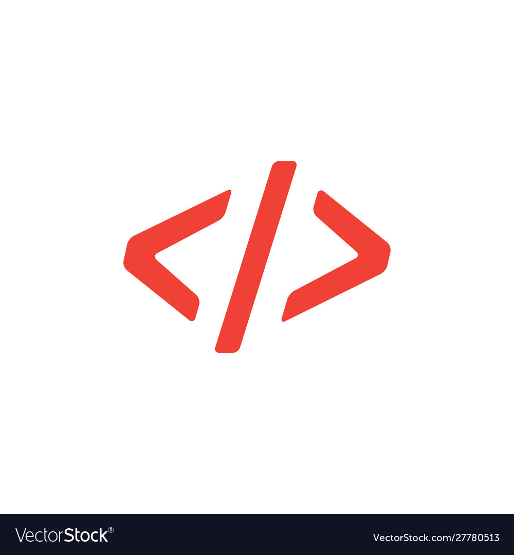 Code red icon on white background flat style Vector Image