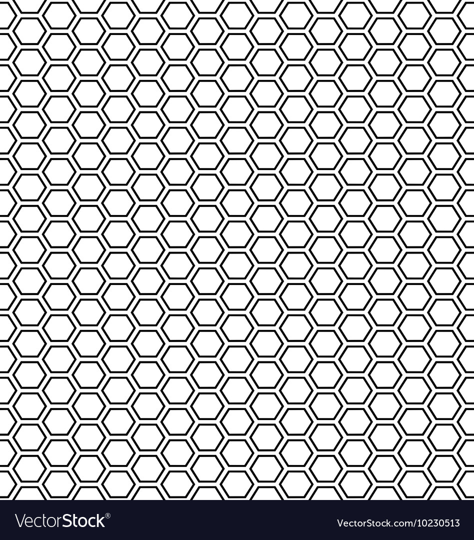 Honeycomb seamless pattern Royalty Free Vector Image