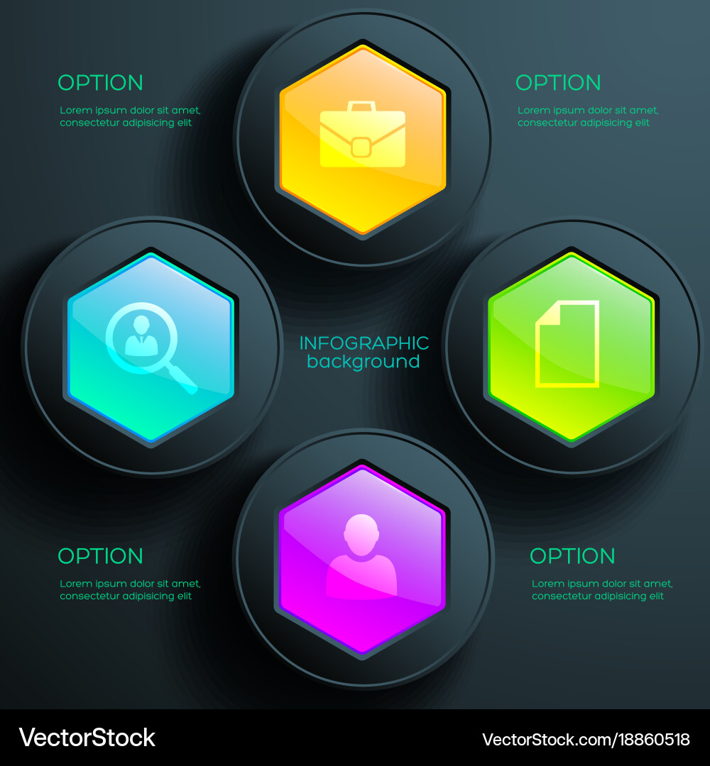Business infographic diagram template Royalty Free Vector