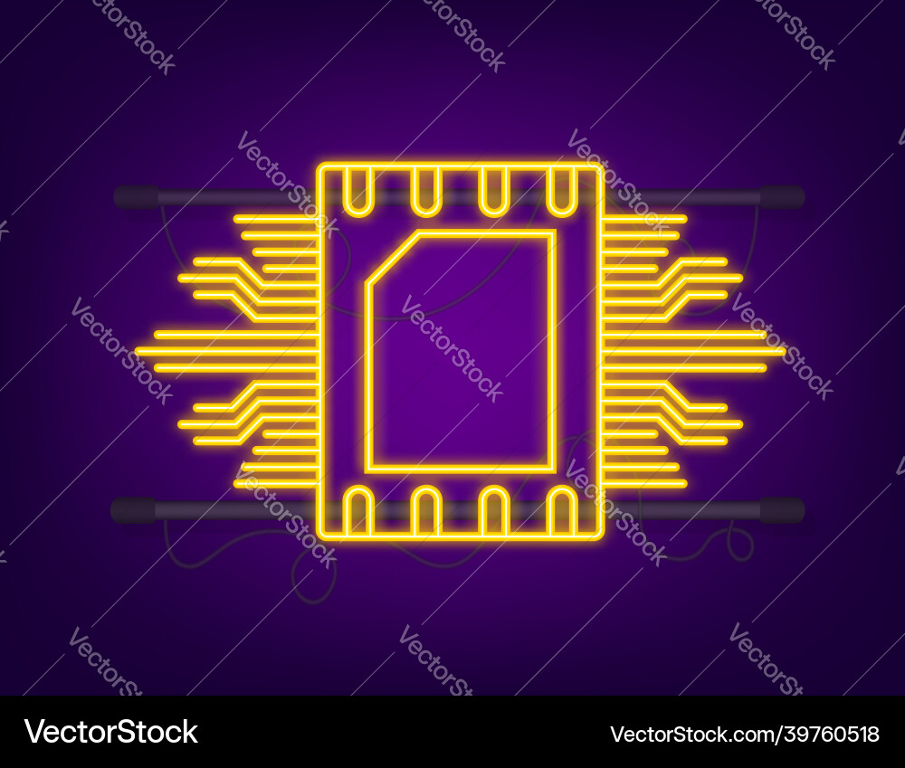 Esim embedded sim card icon symbol concept new Vector Image