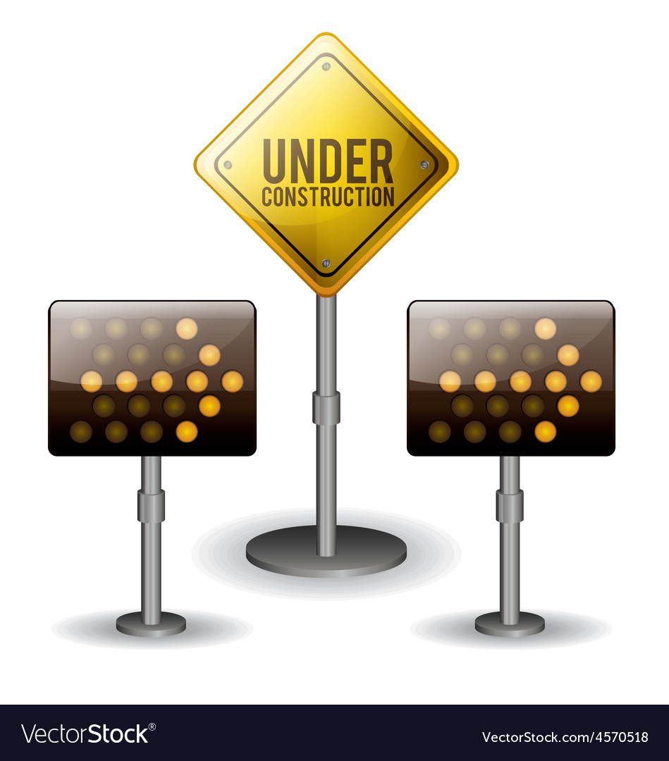 Under construction design Royalty Free Vector Image