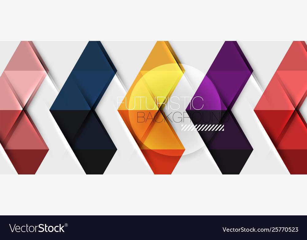 Abstract geometric background modern overlapping Vector Image