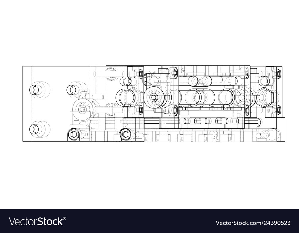 Abstract Industry Object Concept Royalty Free Vector Image