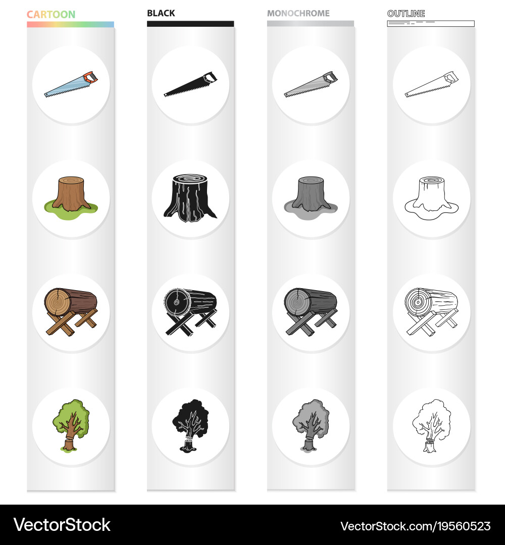 Enterprise logger ecology and other web icon Vector Image