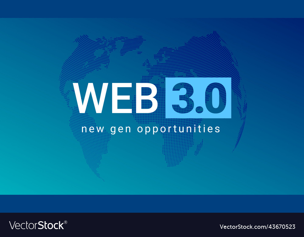 Web 3 world technology digital background web3 Vector Image Web 3 world technology digital background web3 Vector Image