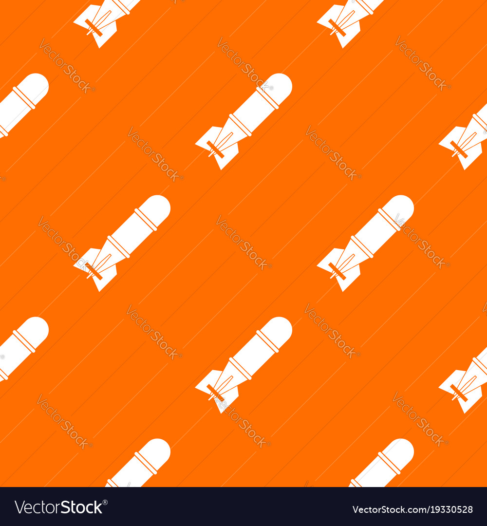 Bomb pattern seamless Royalty Free Vector Image