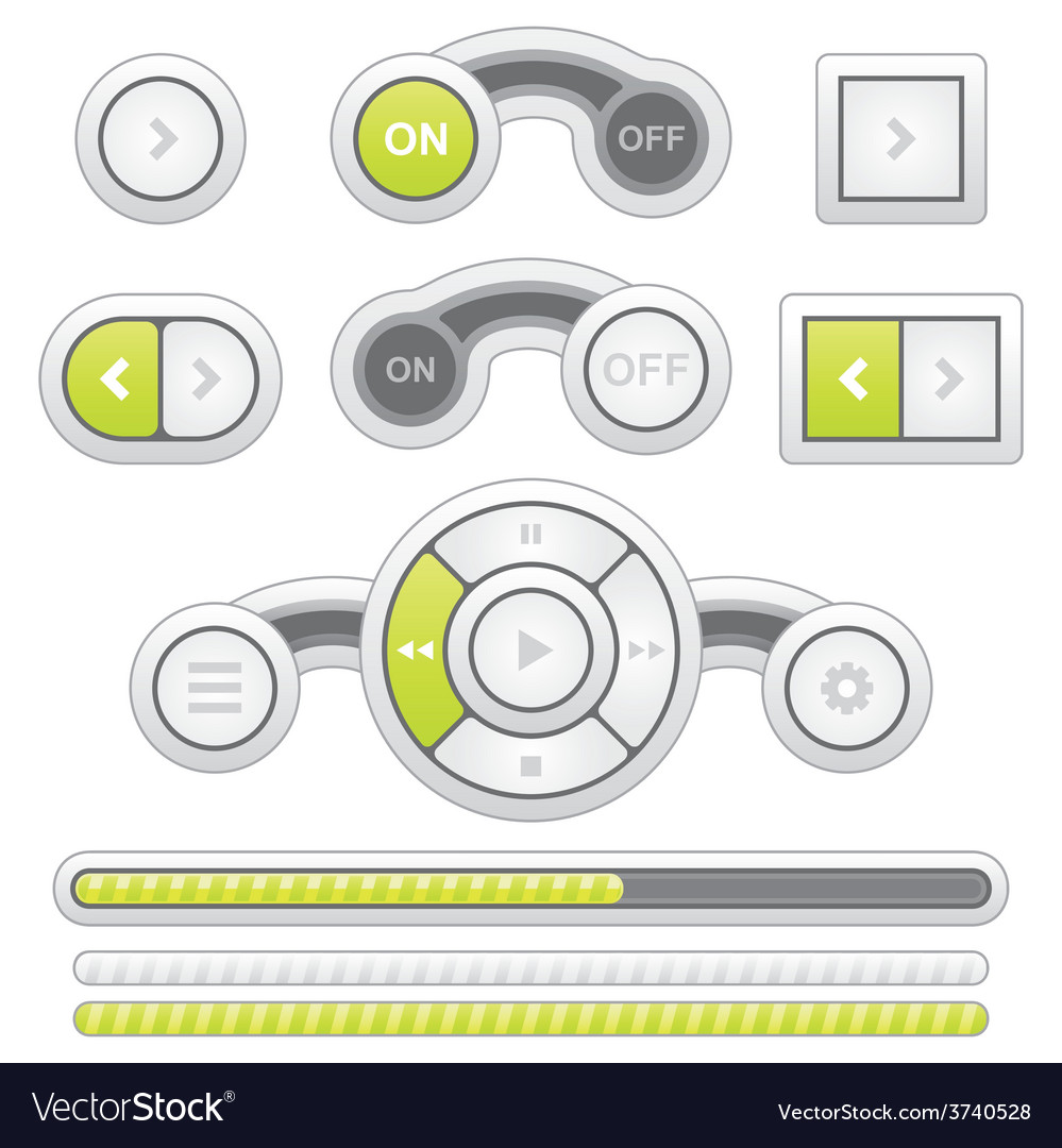 Button Royalty Free Vector Image - VectorStock