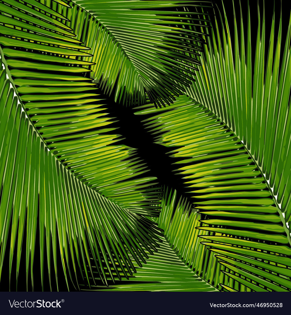 Green leaf pattern template Royalty Free Vector Image