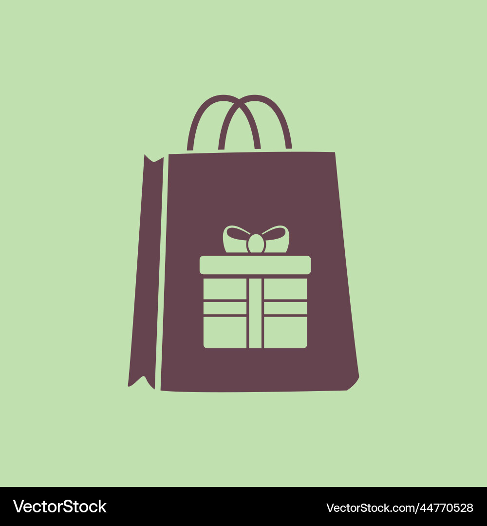 Holiday package new year christmas gift Royalty Free Vector