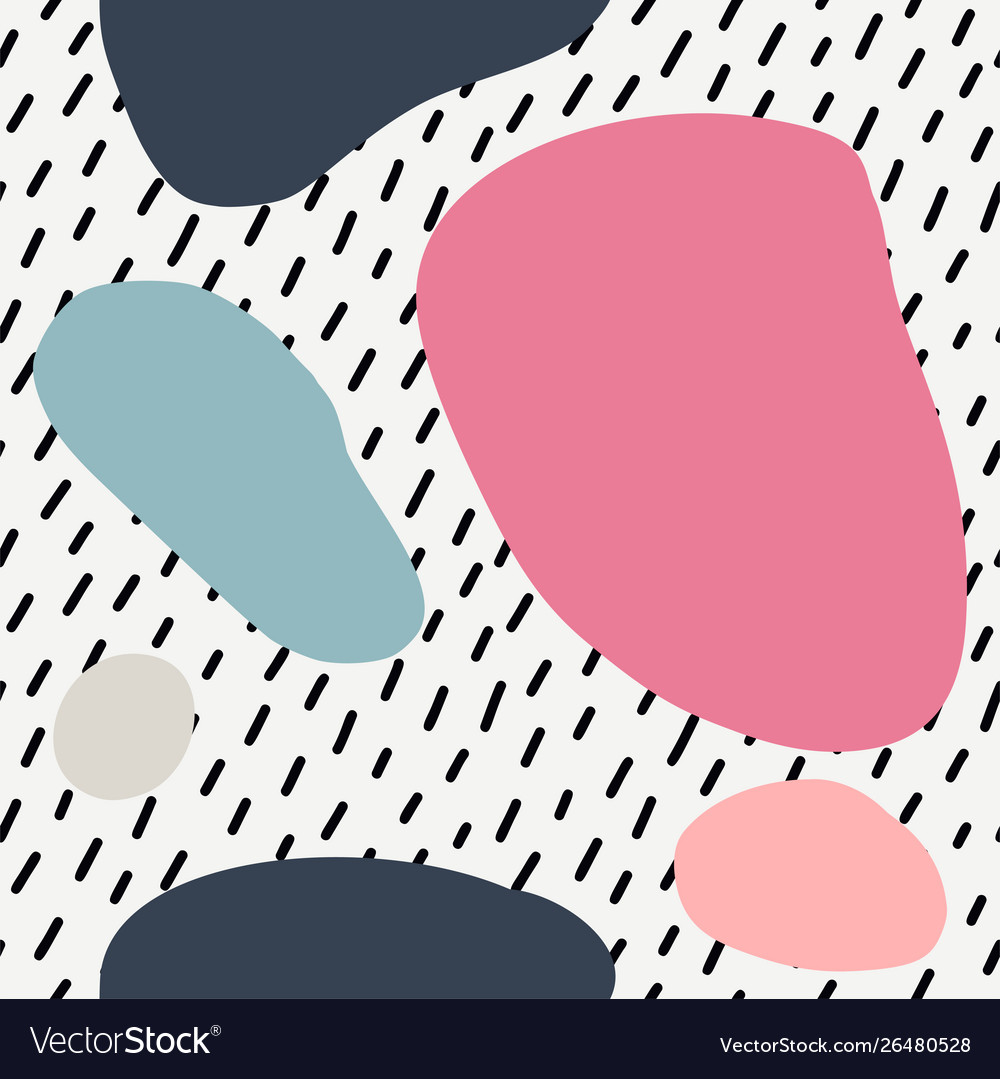 Seamless pattern with cut out elements Royalty Free Vector