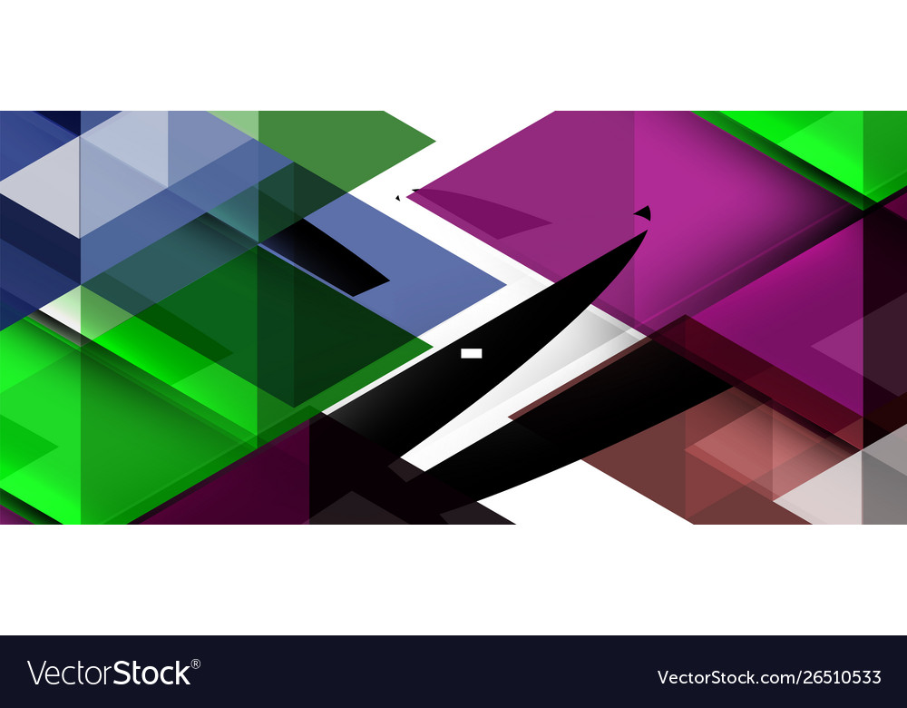 Abstract triangle pattern colorful backdrop Vector Image