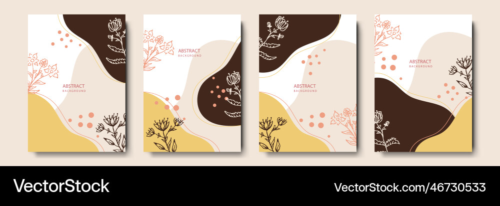 Design templates in simple modern style with copy Vector Image