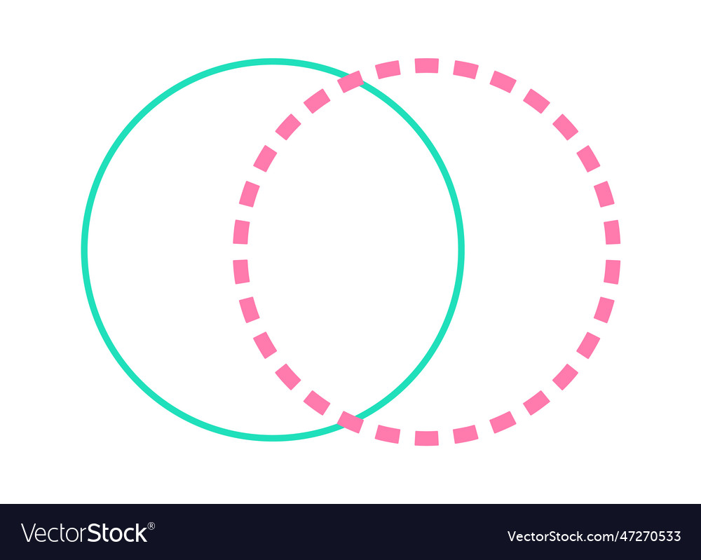 Linear rounded element Royalty Free Vector Image