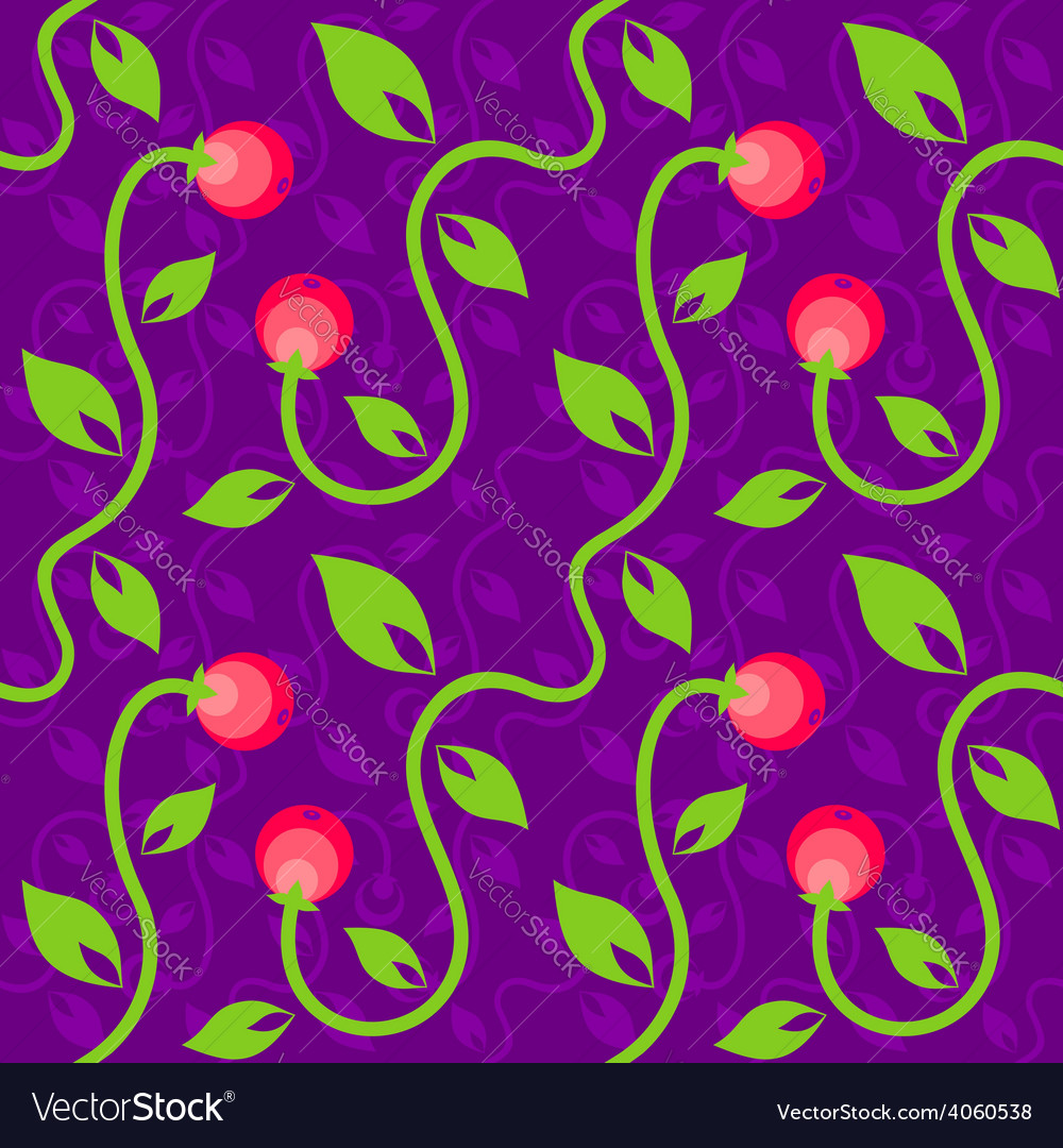 Berry pattern Royalty Free Vector Image - VectorStock