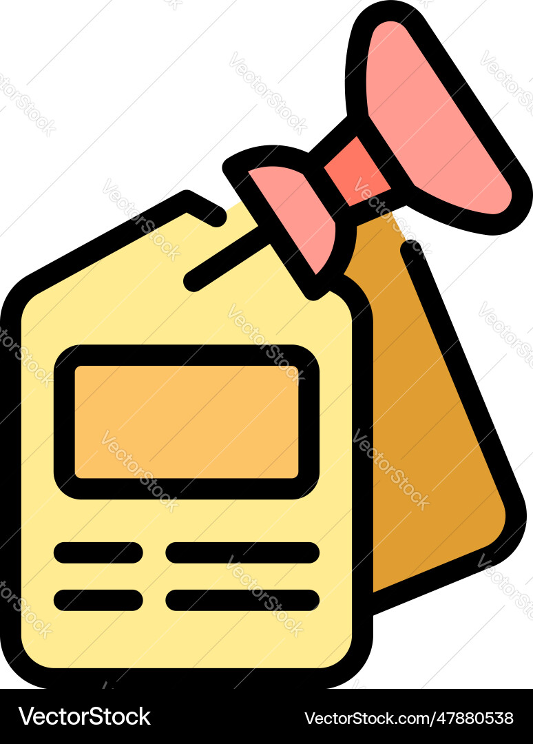 Pin new price icon flat Royalty Free Vector Image