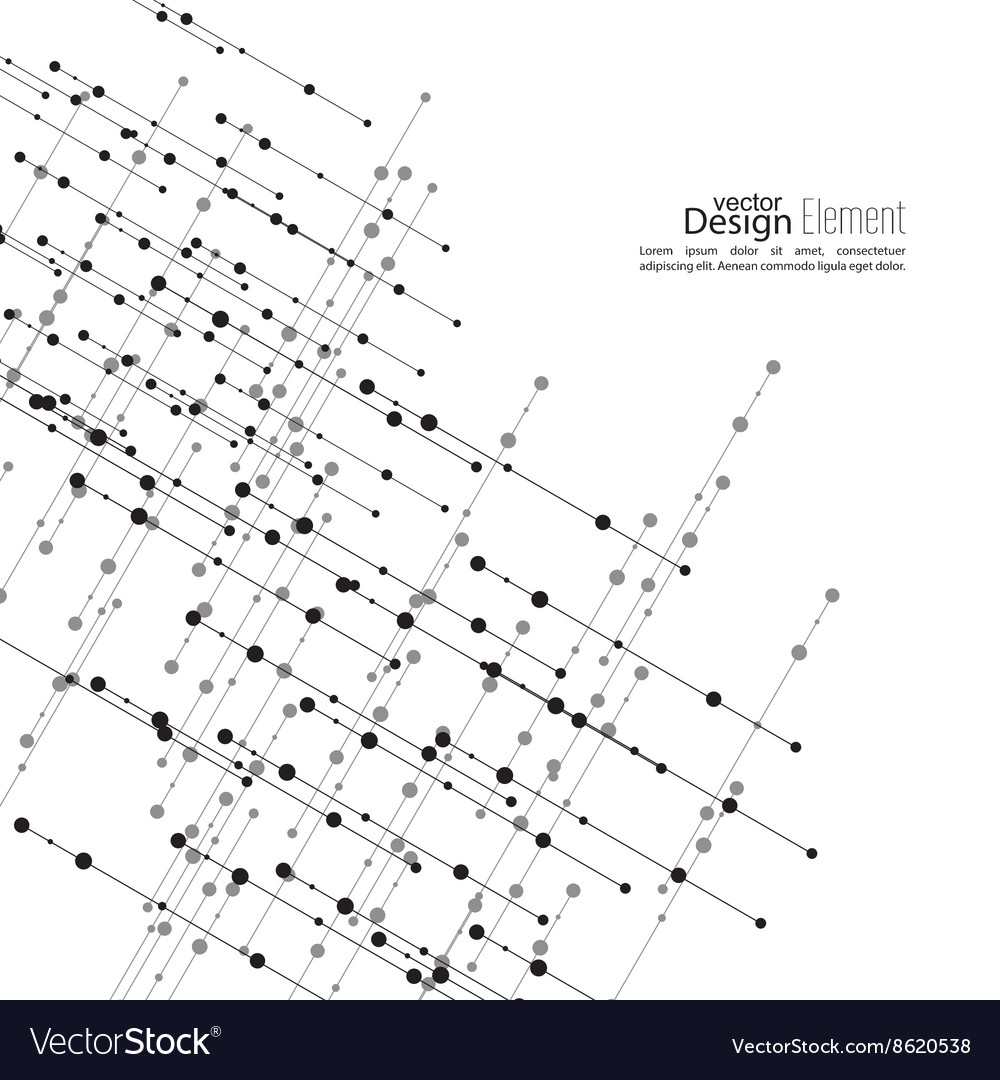 Virtual abstract background Royalty Free Vector Image