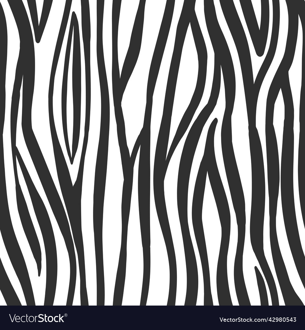 Abstract modern zebra seamless pattern animals Vector Image