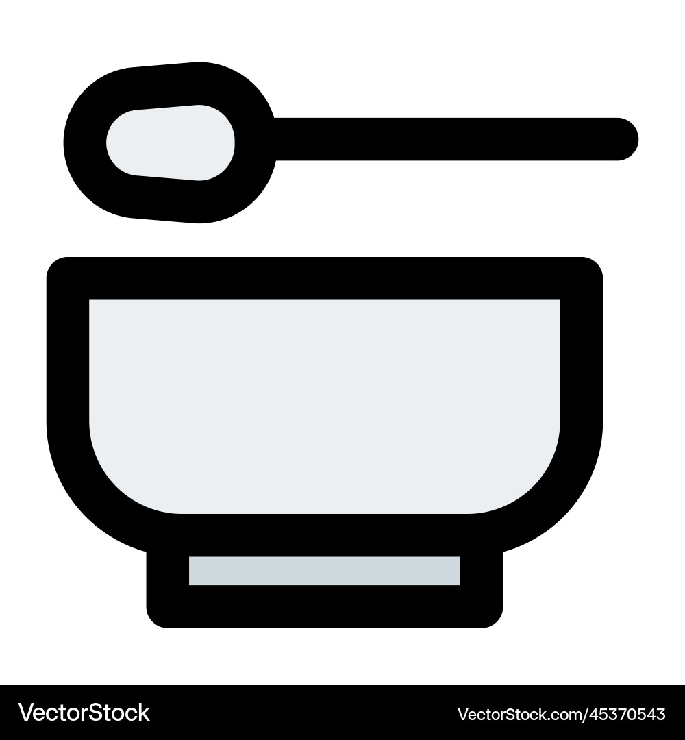 Fresh cooked soto served in bowl Royalty Free Vector Image