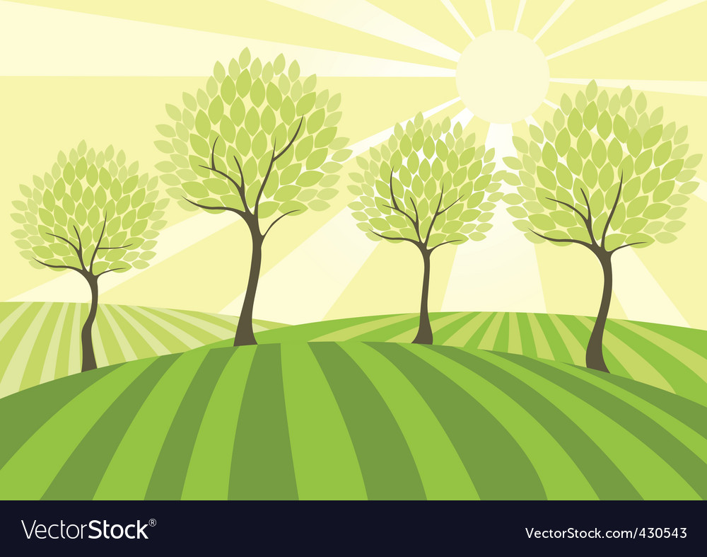Landscape Royalty Free Vector Image - VectorStock