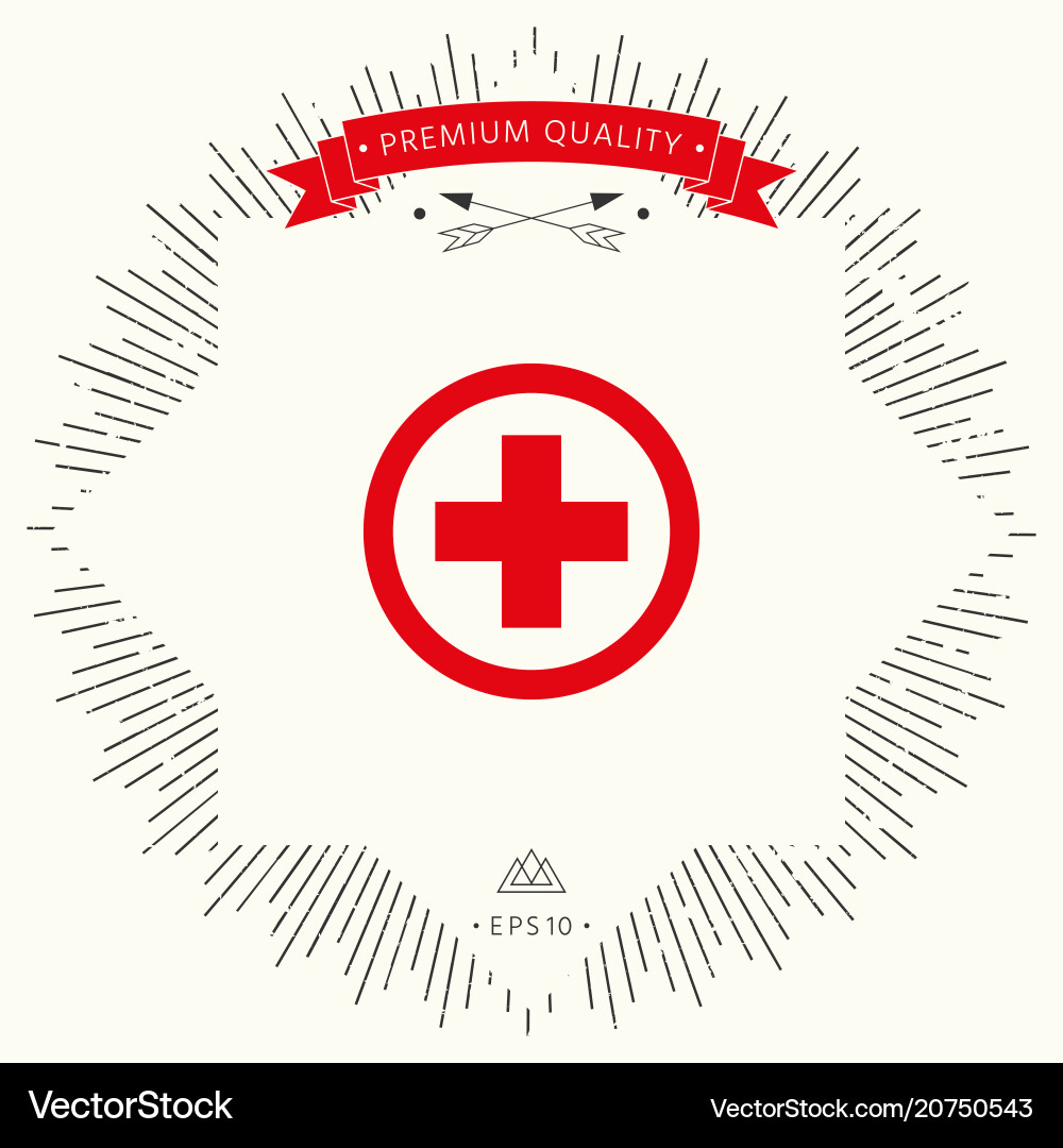 Medical cross icon Royalty Free Vector Image - VectorStock
