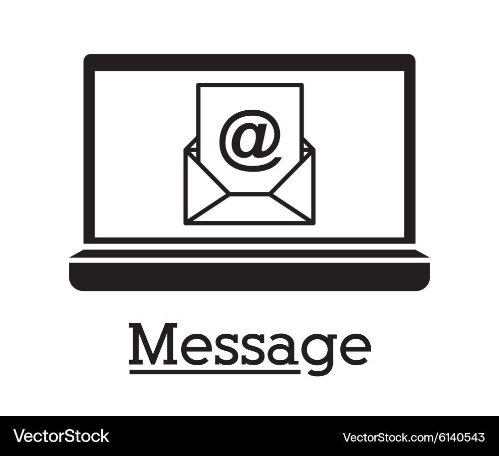 Message design Royalty Free Vector Image - VectorStock