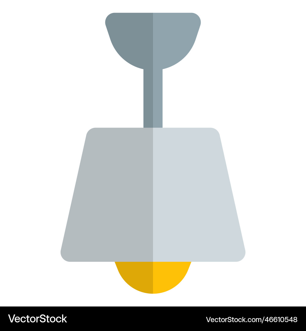 Chandelier also known as a candelabra lamp Vector Image