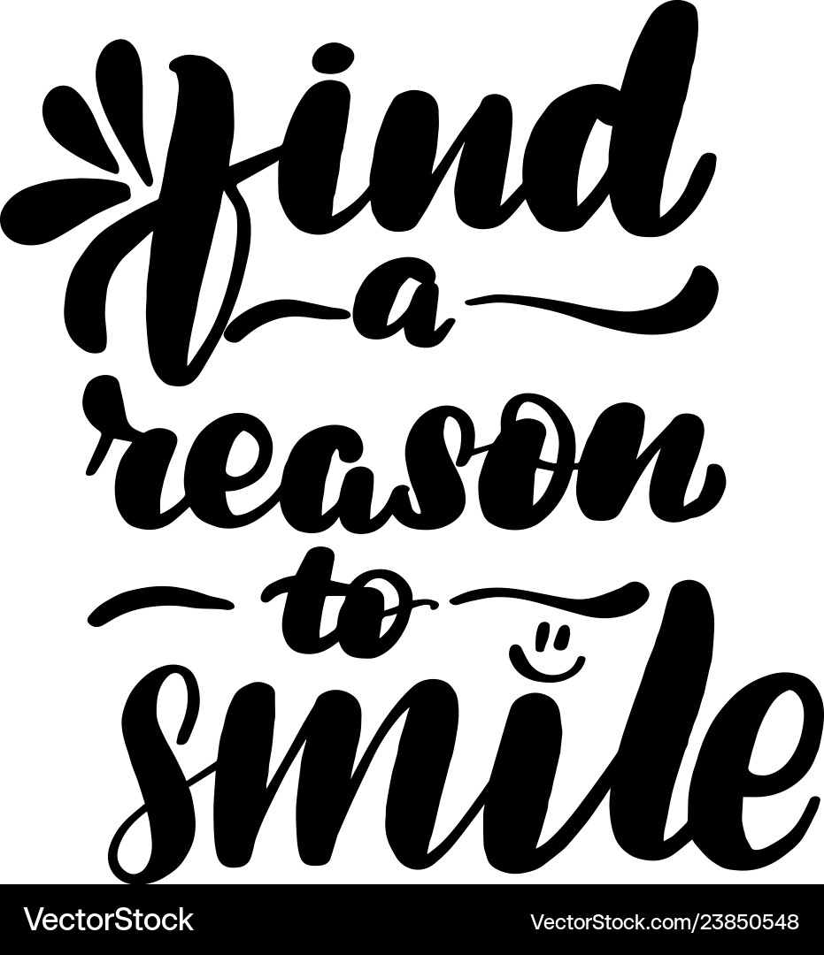 Inspirational handwritten brush lettering Vector Image