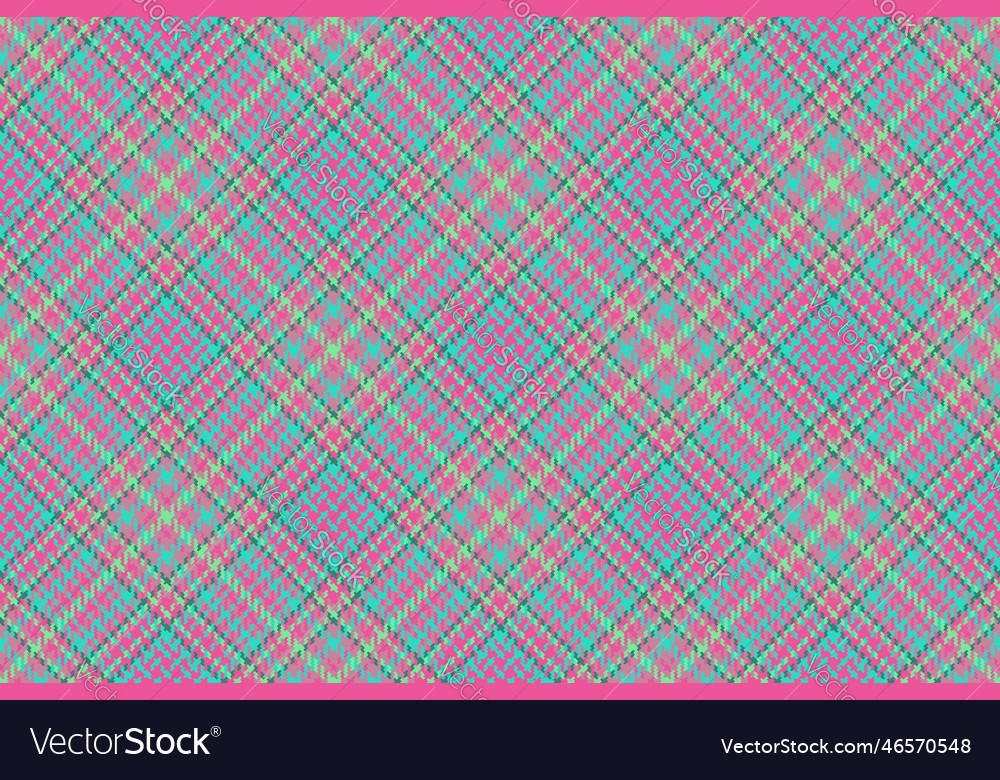 Textile fabric background pattern check seamless Vector Image