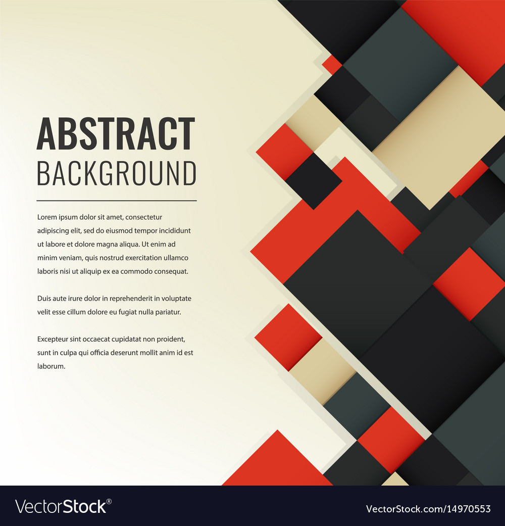 Abstract background with colorful squares Vector Image