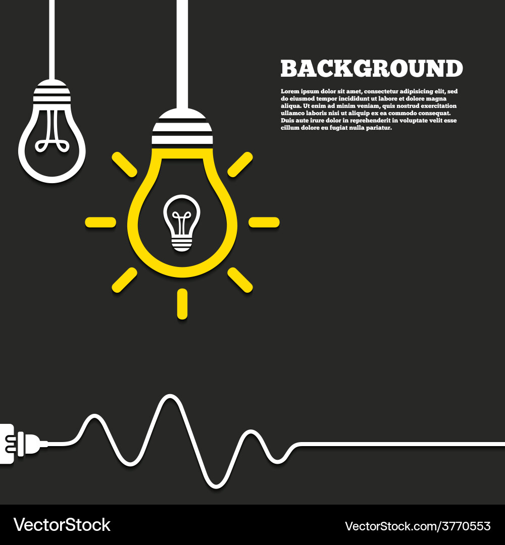 Light lamp sign icon idea symbol Royalty Free Vector Image