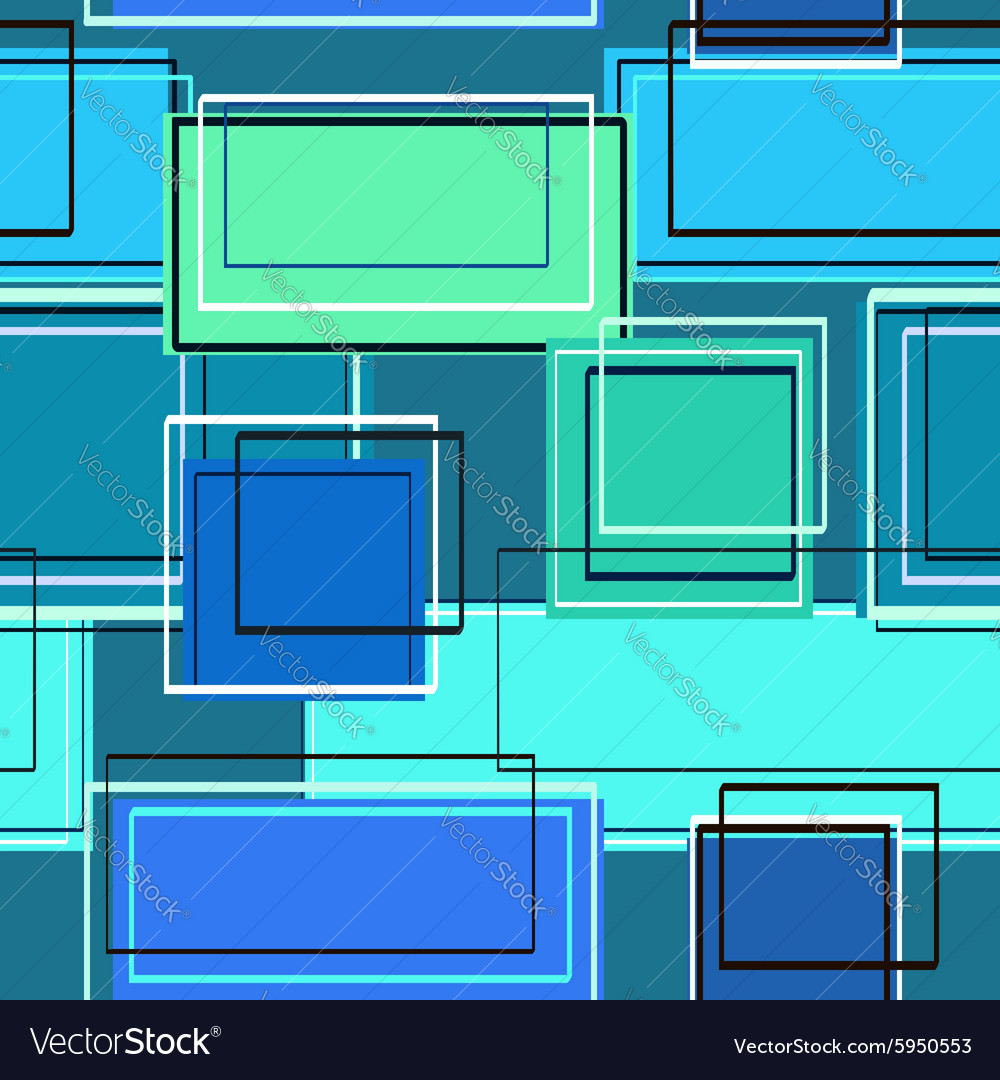 Seamless pattern of rectangles Royalty Free Vector Image