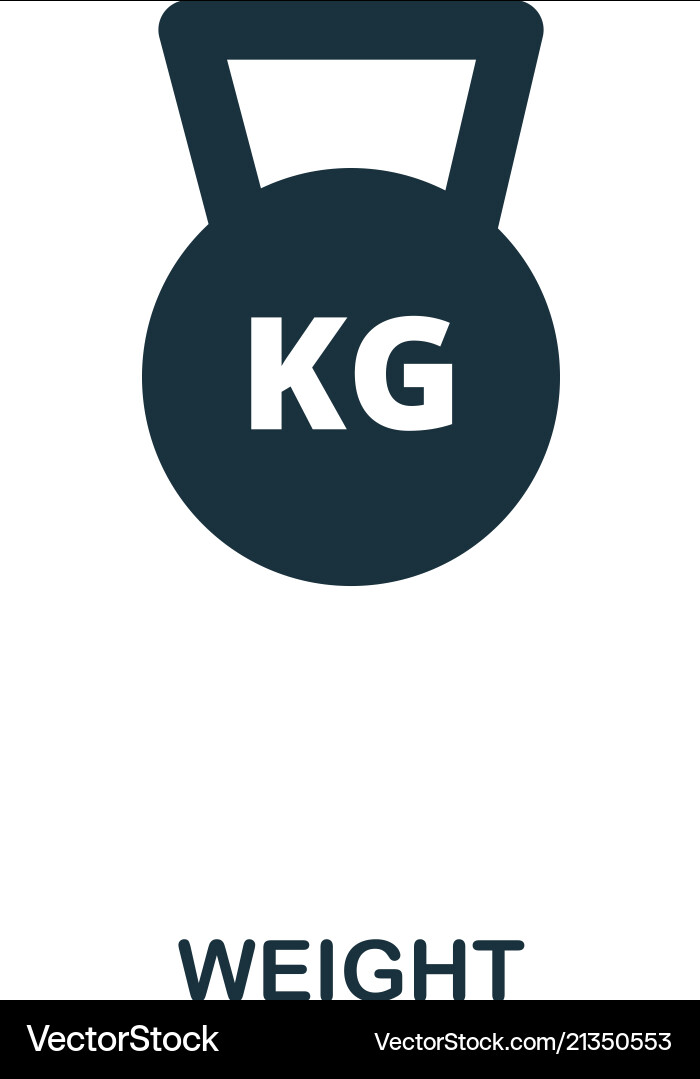 Weight icon premium style design ui Royalty Free Vector