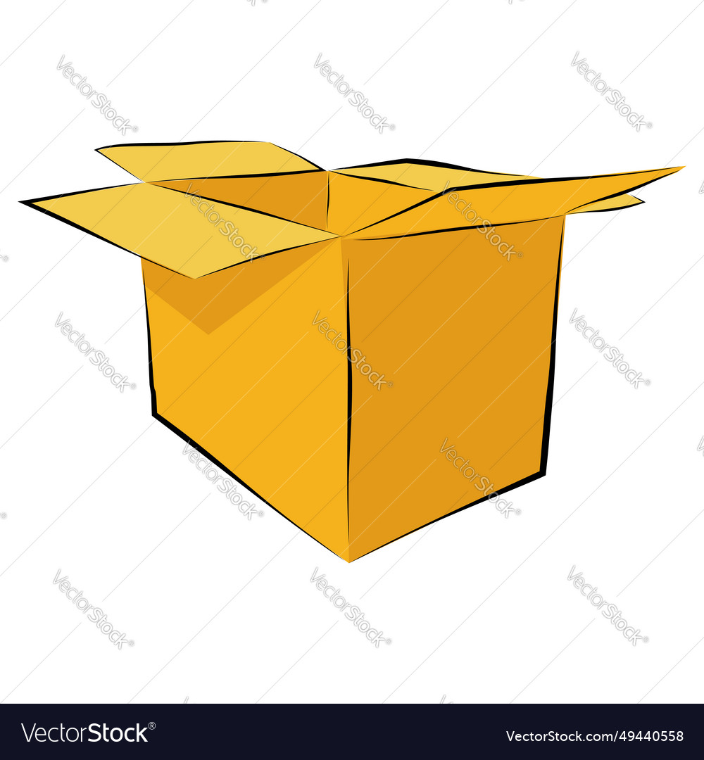 Cardboard simple hand draw sketch doodle white Vector Image Cardboard simple hand draw sketch doodle white Vector Image